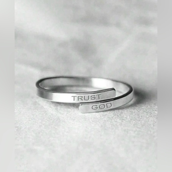 Jewelry | New Trust God Adjustable Ring | Poshmark